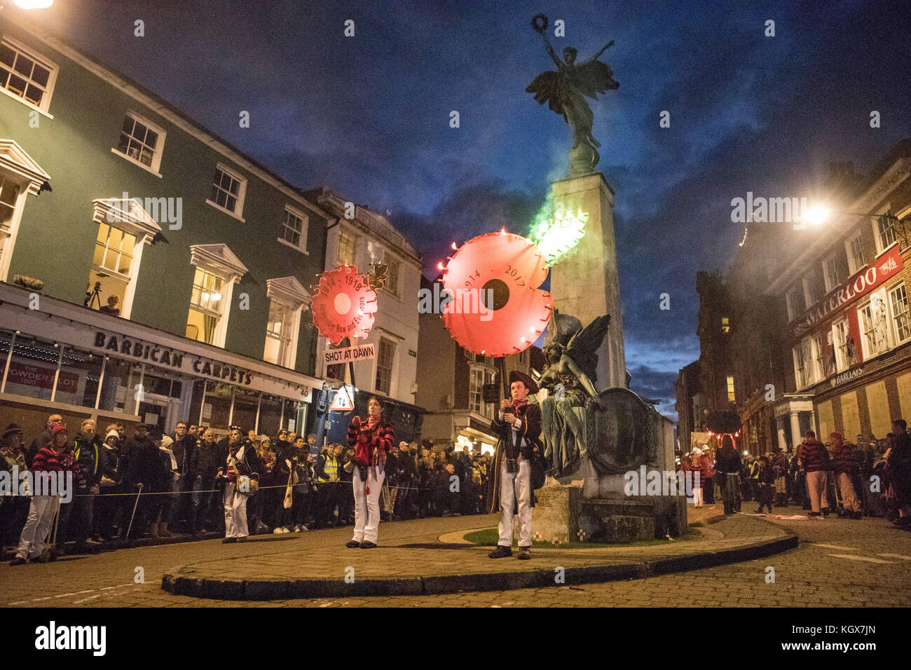 Lewes, east sussex fireworks hi-res stock photography and images - Alamy