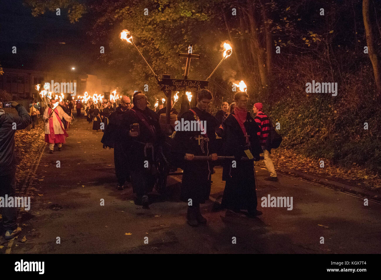 Bonfire Night in Lewes 2017 Stock Photo - Alamy