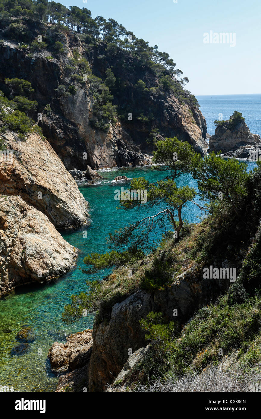 Costa Brava coastline near Palamos, Spain Stock Photo - Alamy