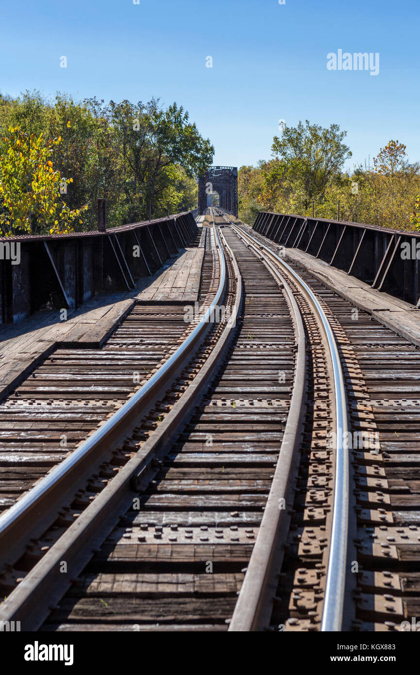 Railroad tracks in Richmond, Virginia, USA Stock Photo - Alamy