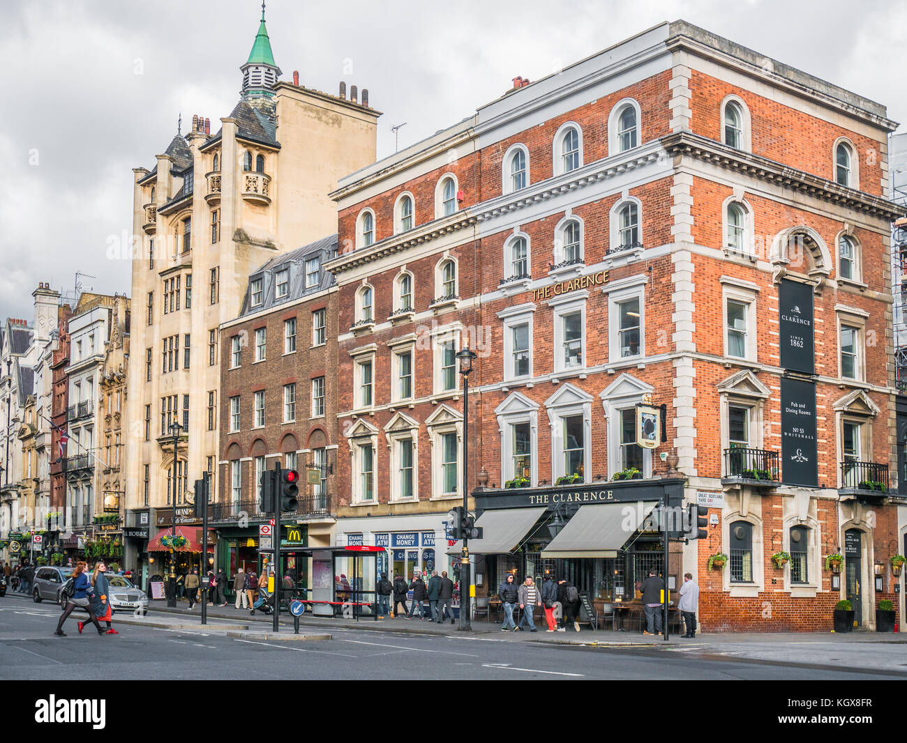 London pub clarence whitehall london hi-res stock photography and ...