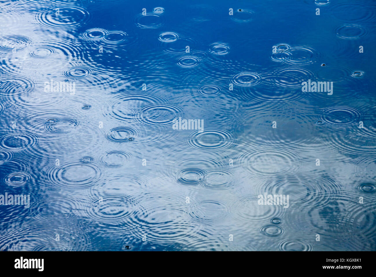 Blue Sky Rain Puddle High Resolution Stock Photography and Images - Alamy