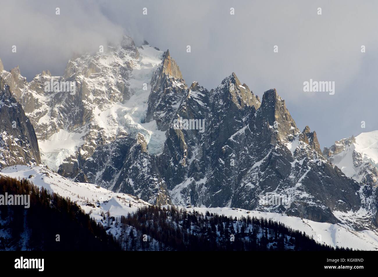 Aiguille du Plan, 3673 m, Aiguilles du Chamonix, Mont Blanc Massif ...