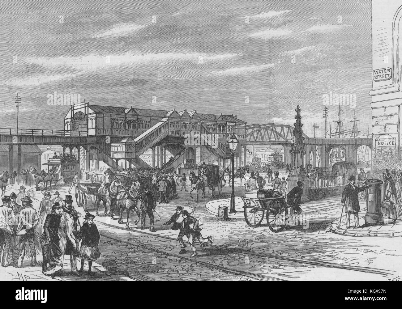 Liverpool docks 19th century hi-res stock photography and images - Alamy