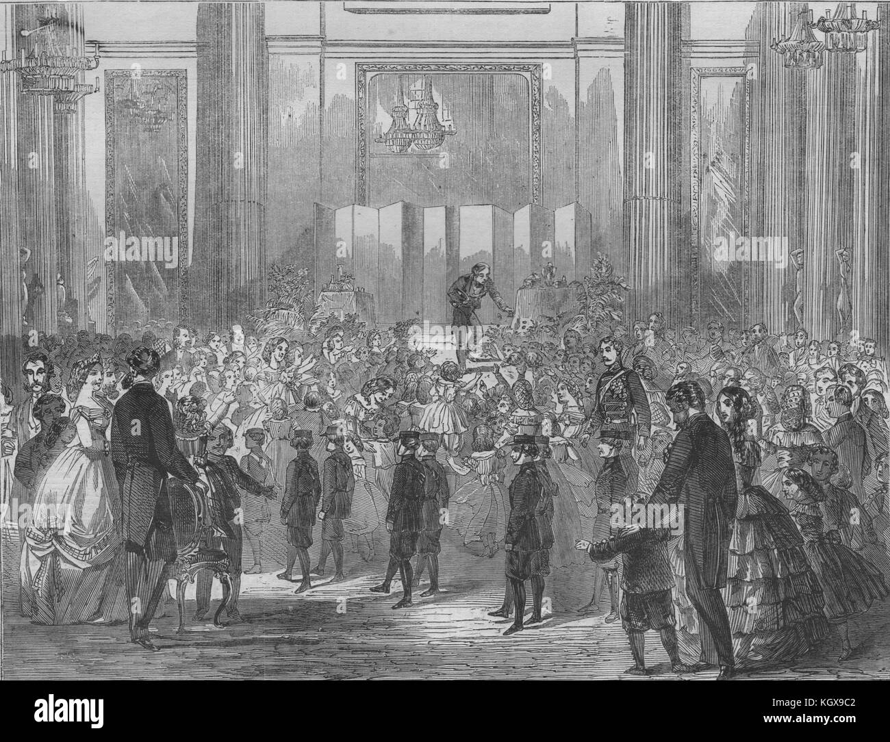 Juvenile entertainment at the Mansion House. London 1861. The ...