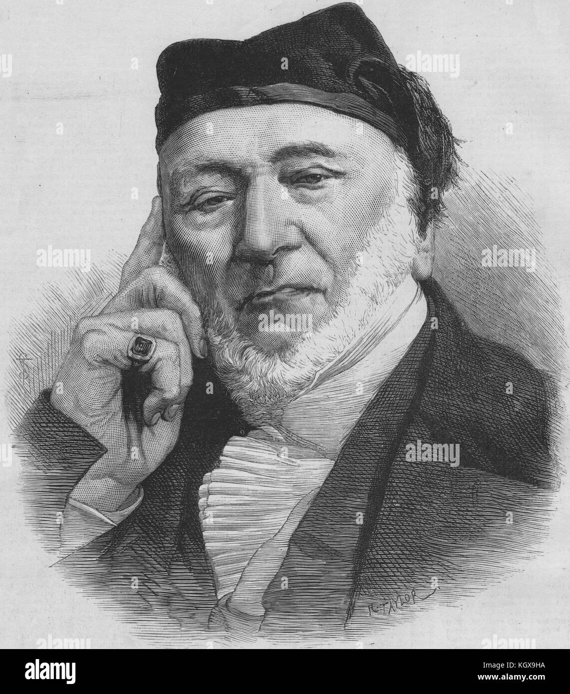 Sir Moses Montefiore, Bart. Portraits 1883. The Illustrated London News ...