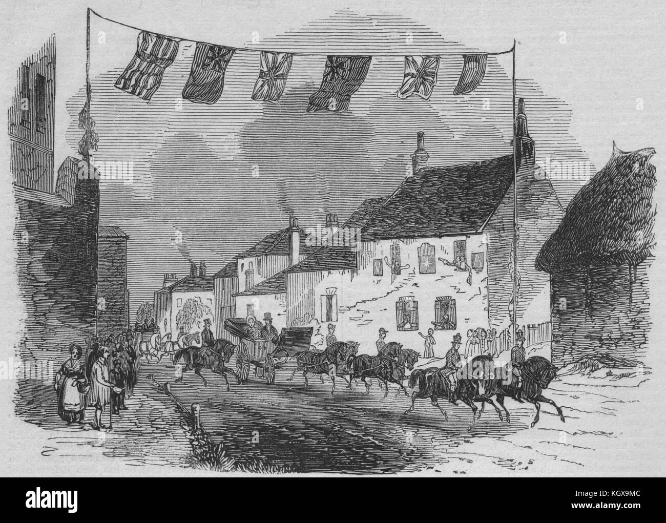 Entrance to the village of walmer hi-res stock photography and images ...