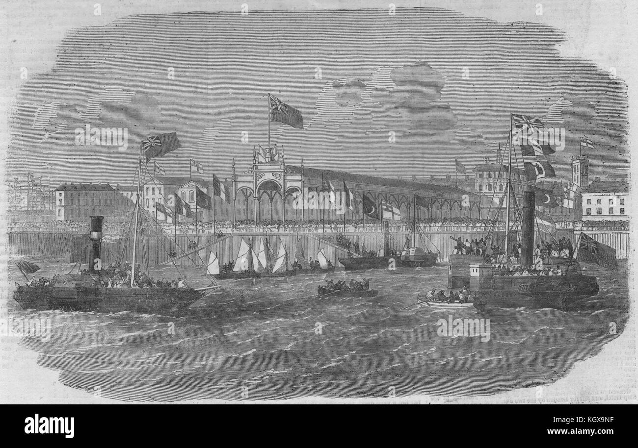 Reception of the Kars commanders, Col Lake & Capt Thompson At Hull 1856 ...