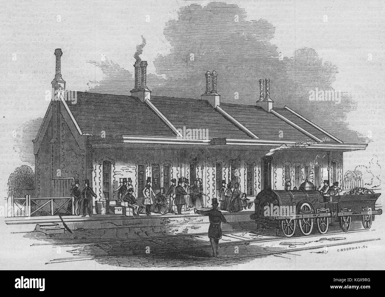 The illustrated london news railways hi-res stock photography and ...