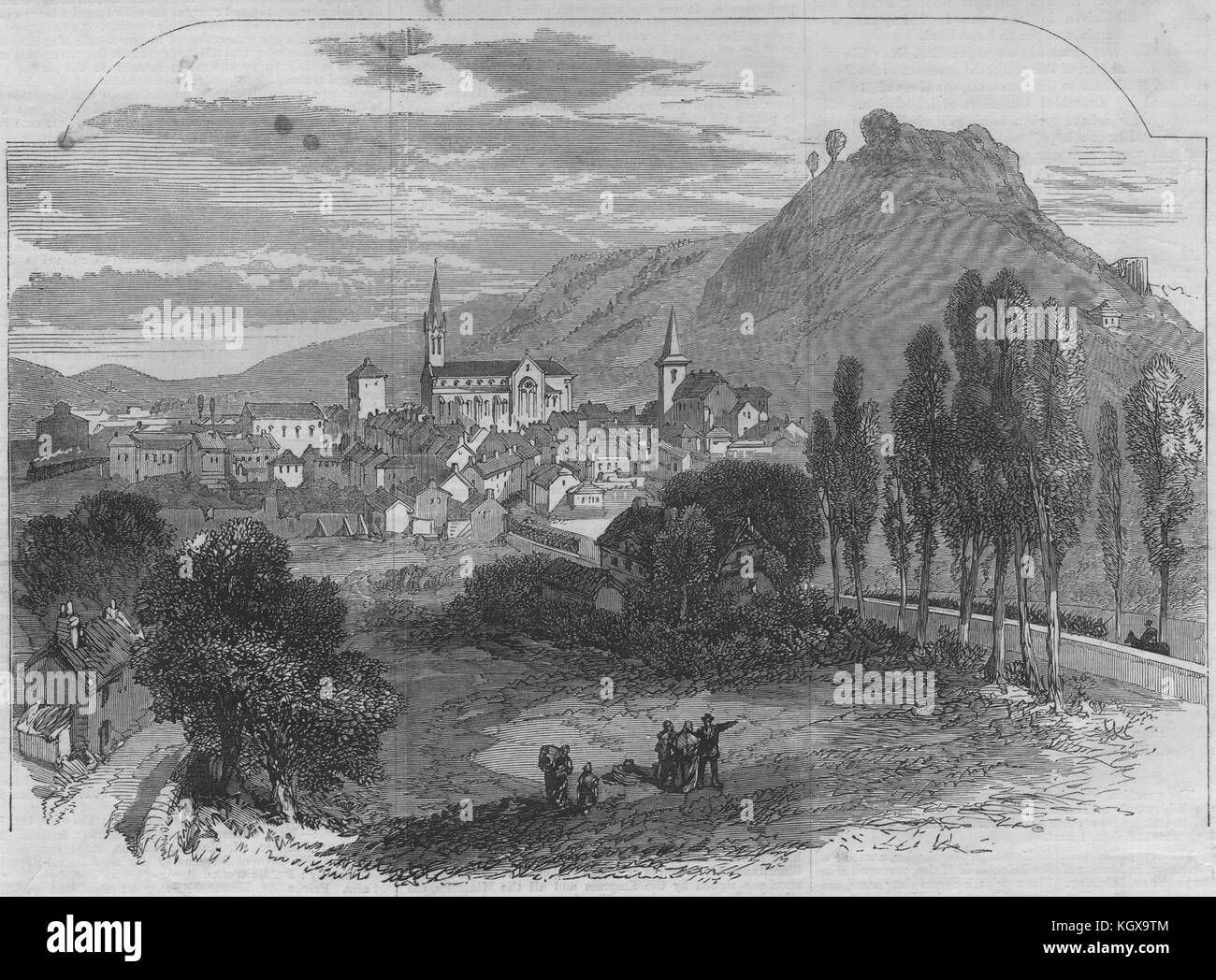 The war Forbach, on the French Frontier. Moselle 1870. The Illustrated ...
