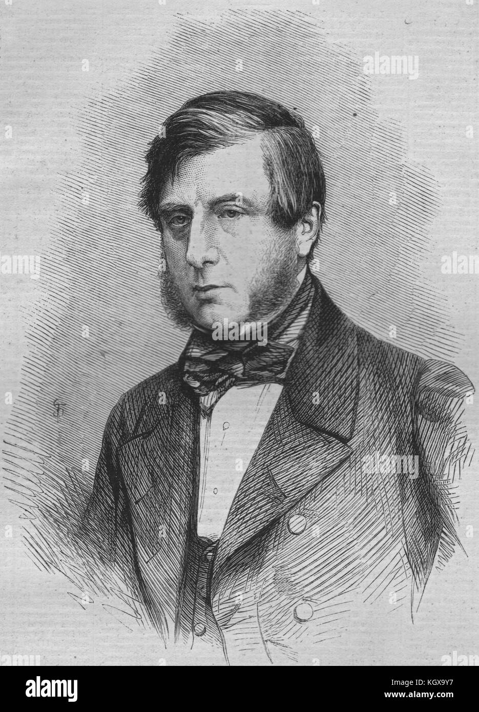 The Duke Of Devonshire. Portraits 1862. The Illustrated London News ...