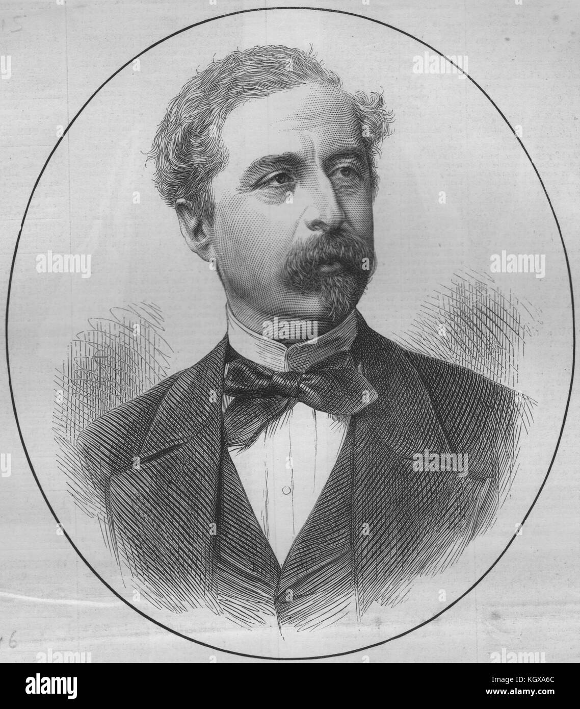 Sir Richard Wallace, Bart. Portraits 1872. The Illustrated London News ...