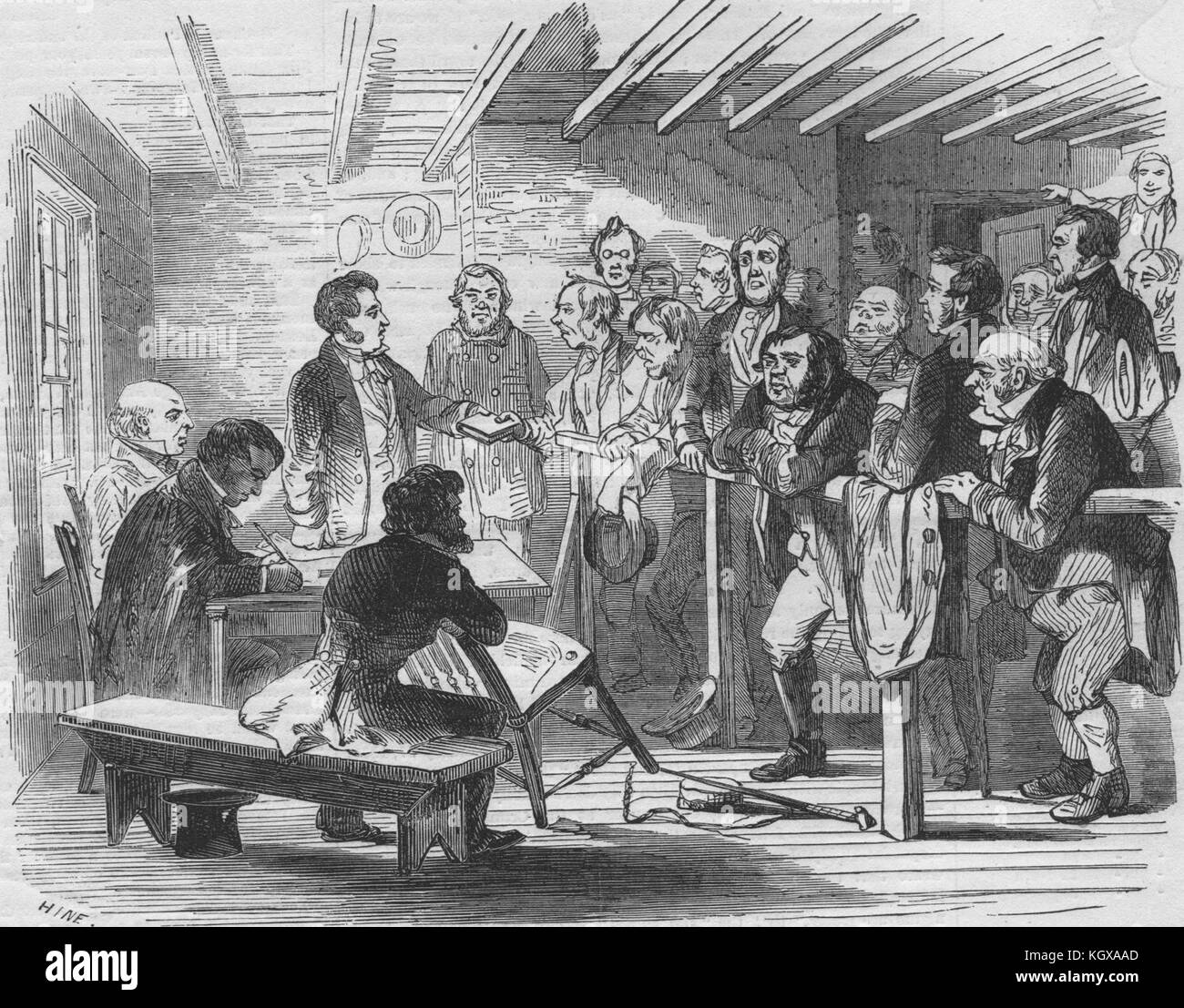 Court house interior Black and White Stock Photos & Images - Alamy