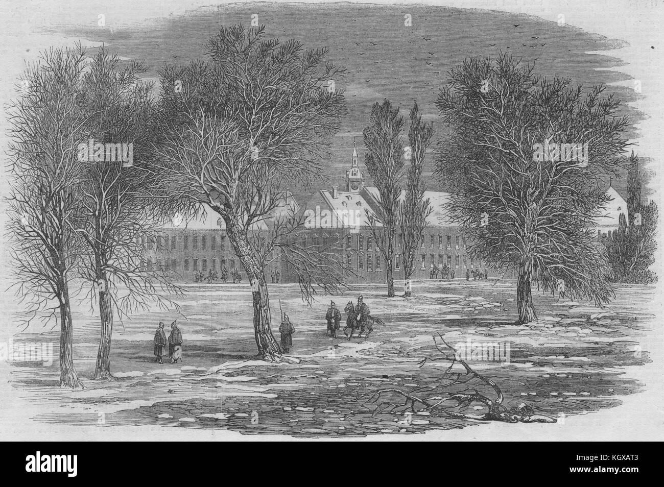 Schleswig. Gravenstein chateau, Sundeved (Sundewitt), Prussian HQ ...