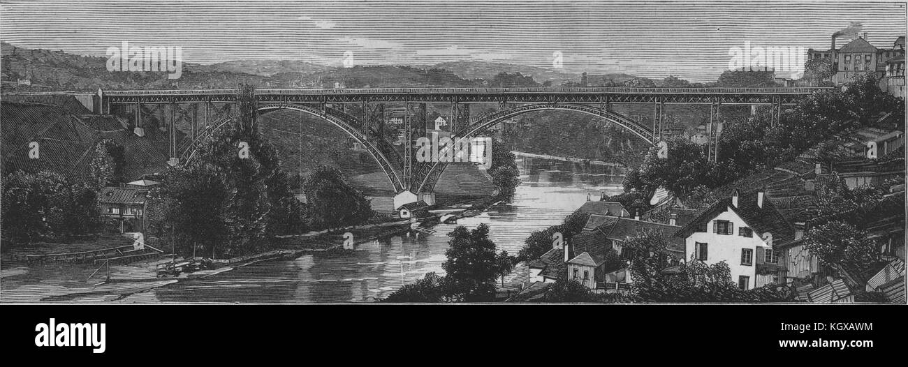 New old bridge over Black and White Stock Photos & Images - Alamy