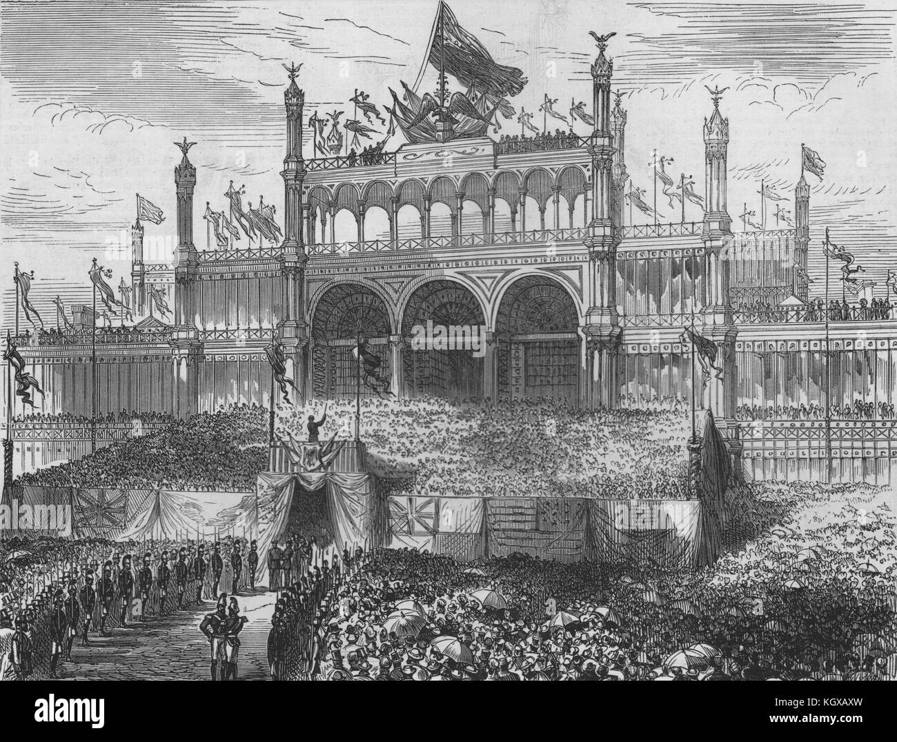 Philadelphia 1876 centennial exhibition hi-res stock photography and ...
