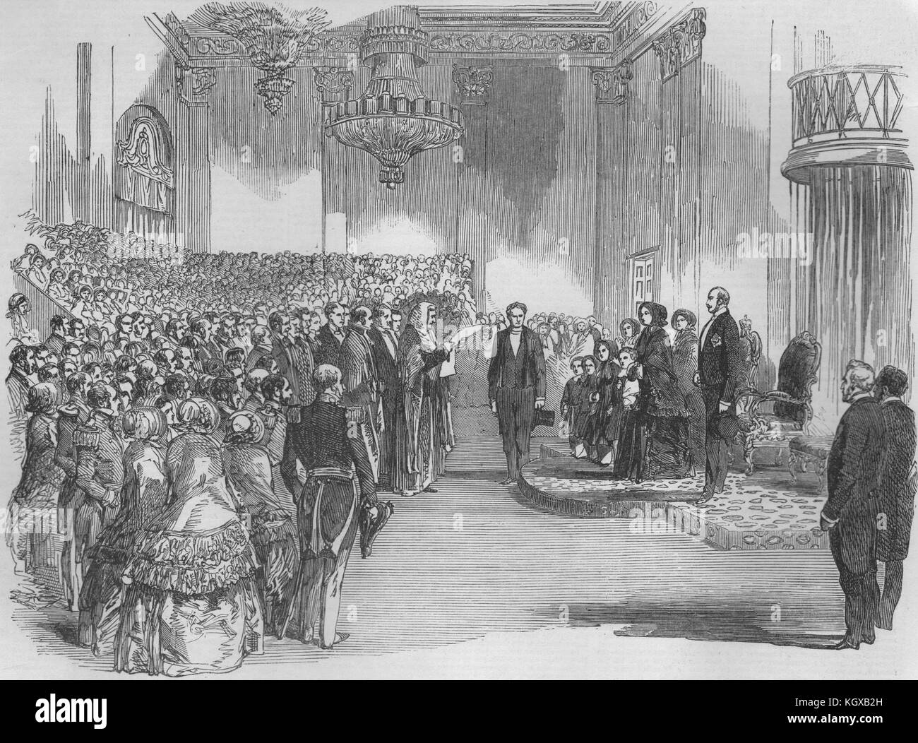 Town hall presentation Black and White Stock Photos & Images - Alamy