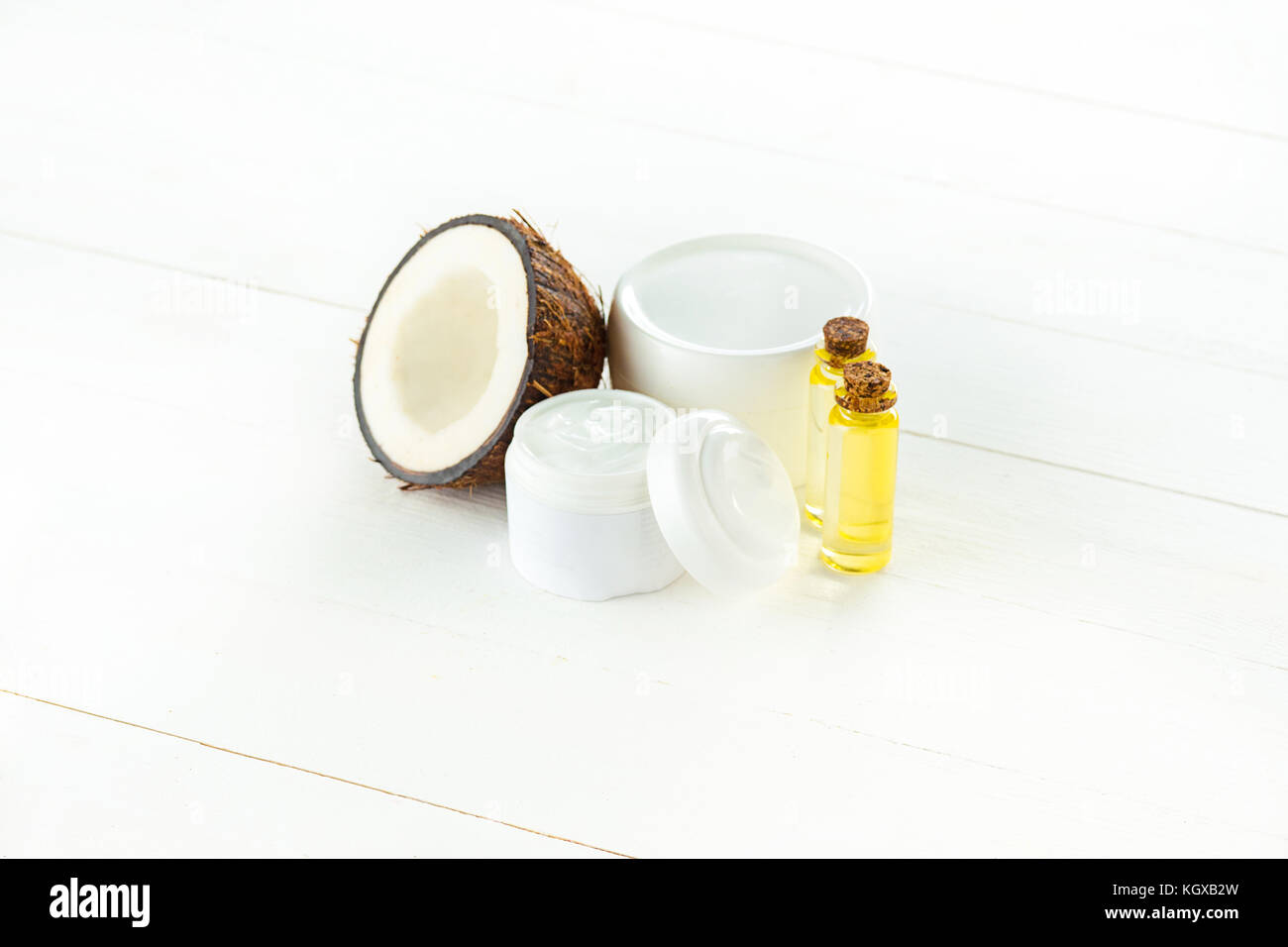 Natural coconut oil Stock Photo - Alamy