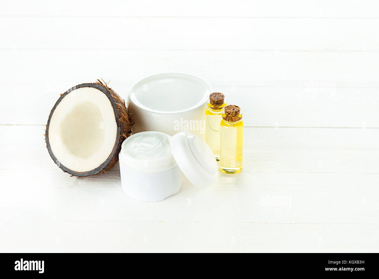 Natural coconut oil Stock Photo - Alamy
