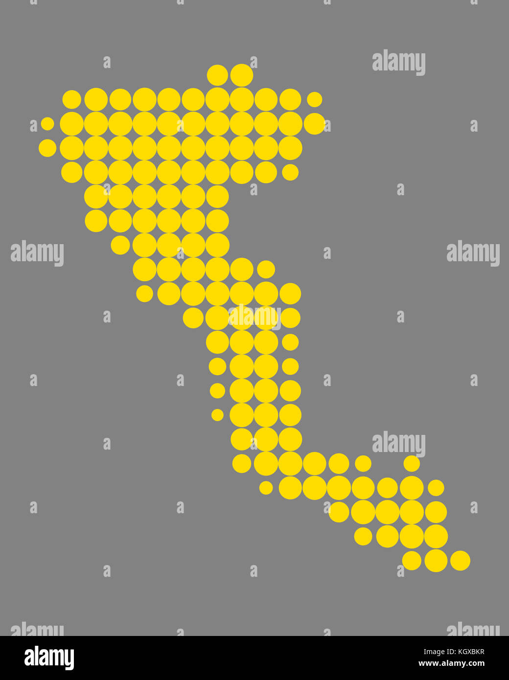 Map of Corfu Stock Photo - Alamy