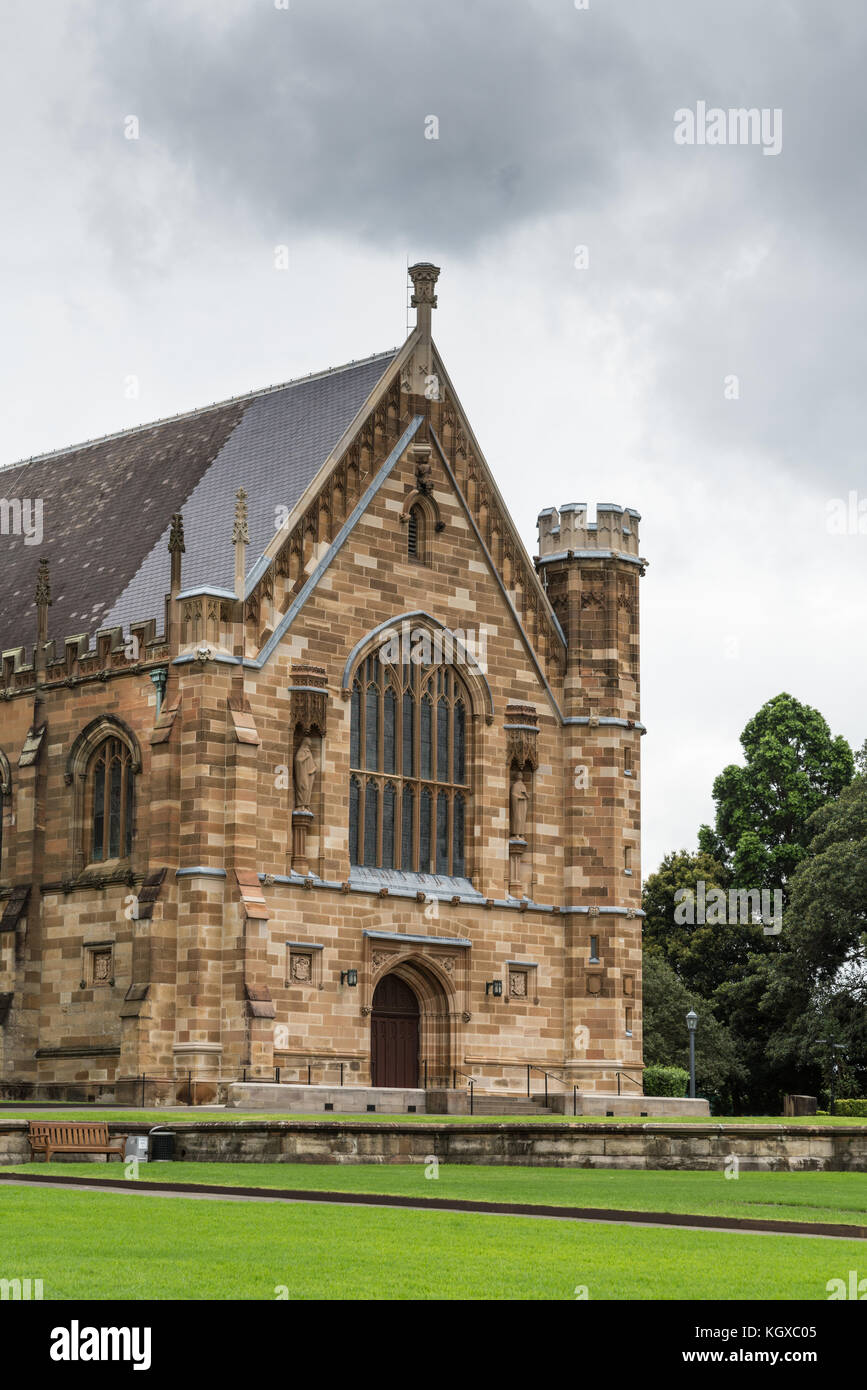 The great hall of the university of sydney hi-res stock photography and ...