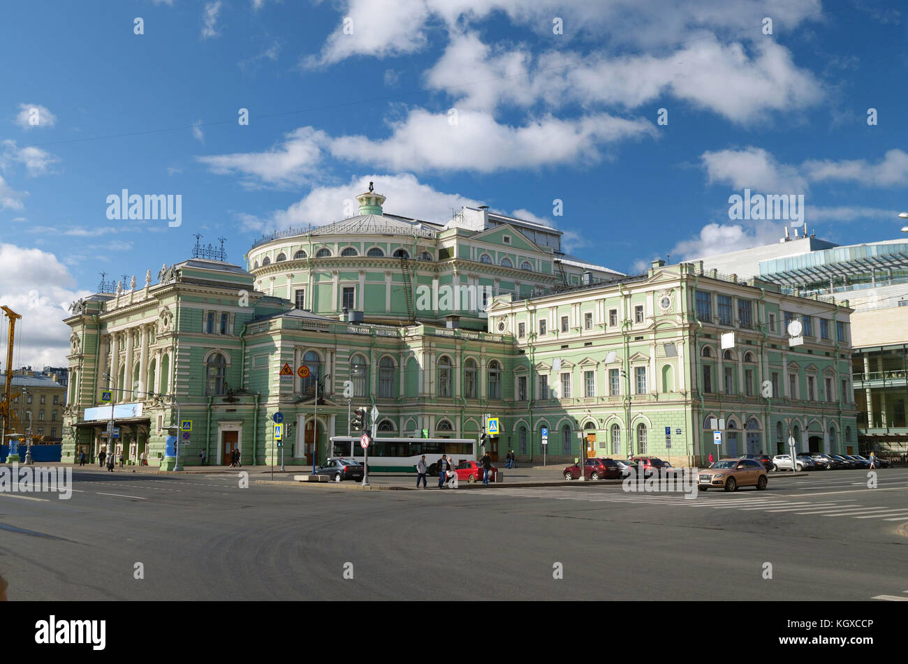 05.06.2016.Russia.St. Petersburg.,,The Mariinsky theatre,, classical architecture of the ...