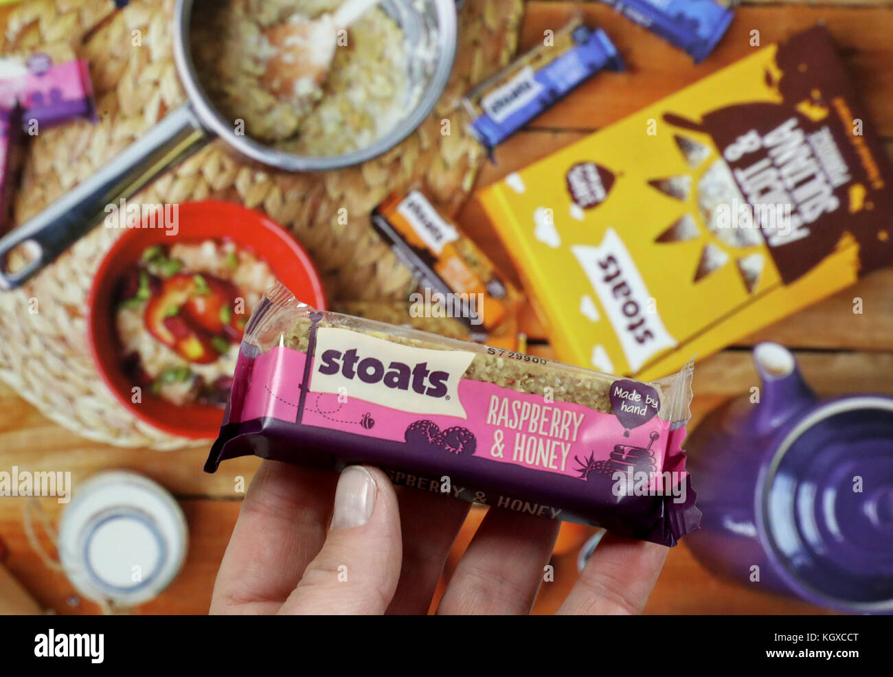 A Stoats Porridge Bar is held at their headquarters in Loanhead Stock ...