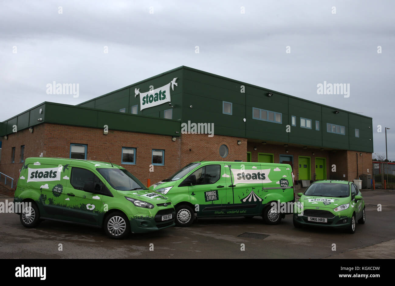 General view of Stoats headquarters in Loanhead Stock Photo - Alamy