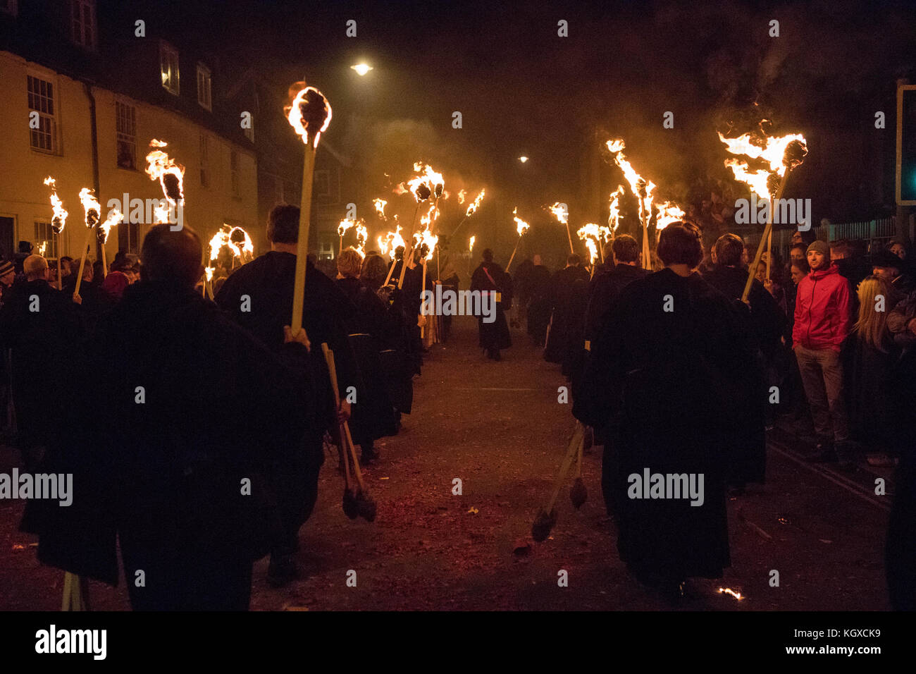 Bonfire Night in Lewes 2017 Stock Photo - Alamy