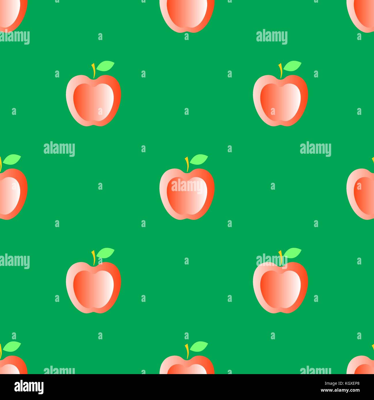 Red Fresh Apple Seamless Pattern Stock Vector Image & Art - Alamy