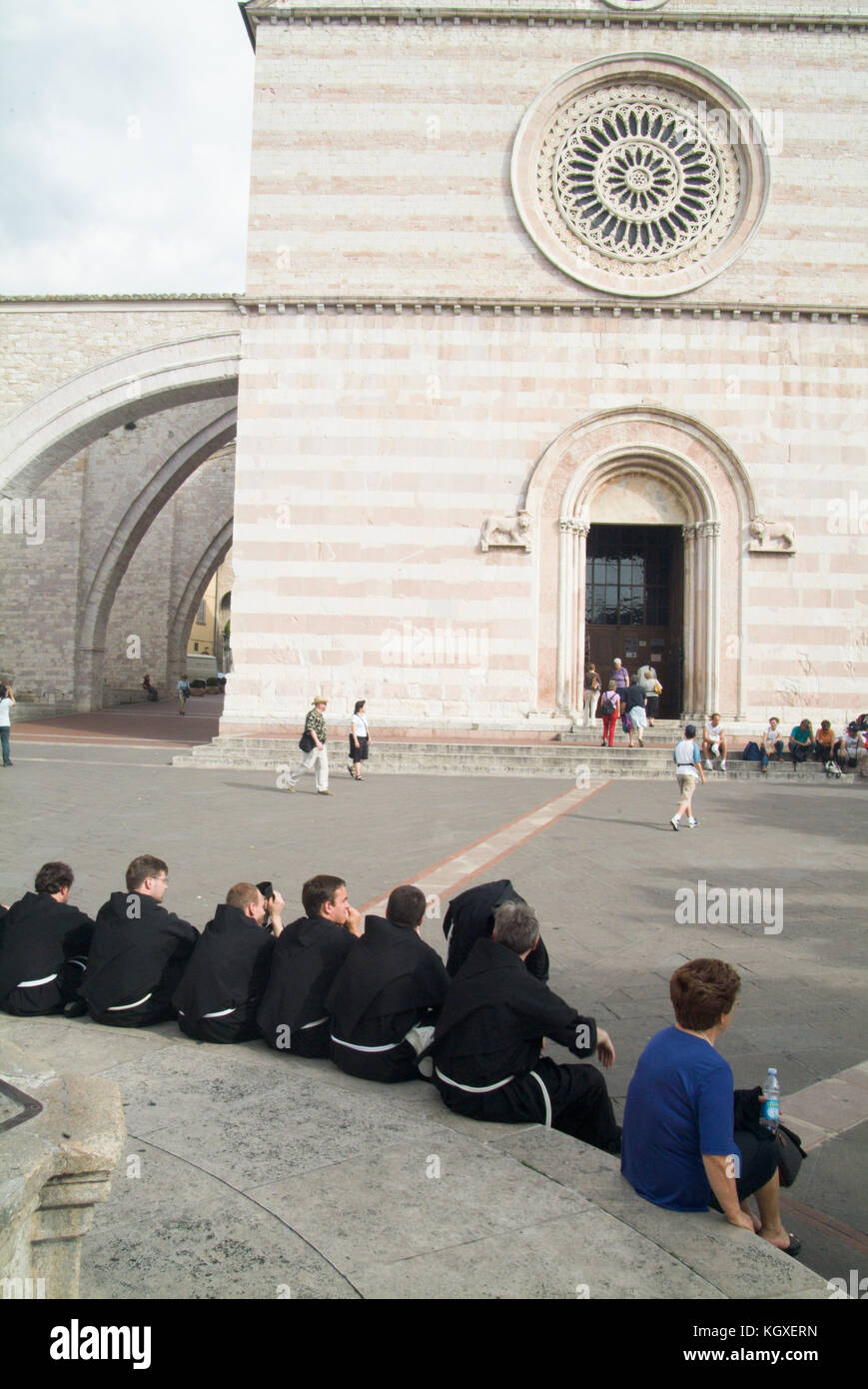 Assisi italy monks hi-res stock photography and images - Alamy