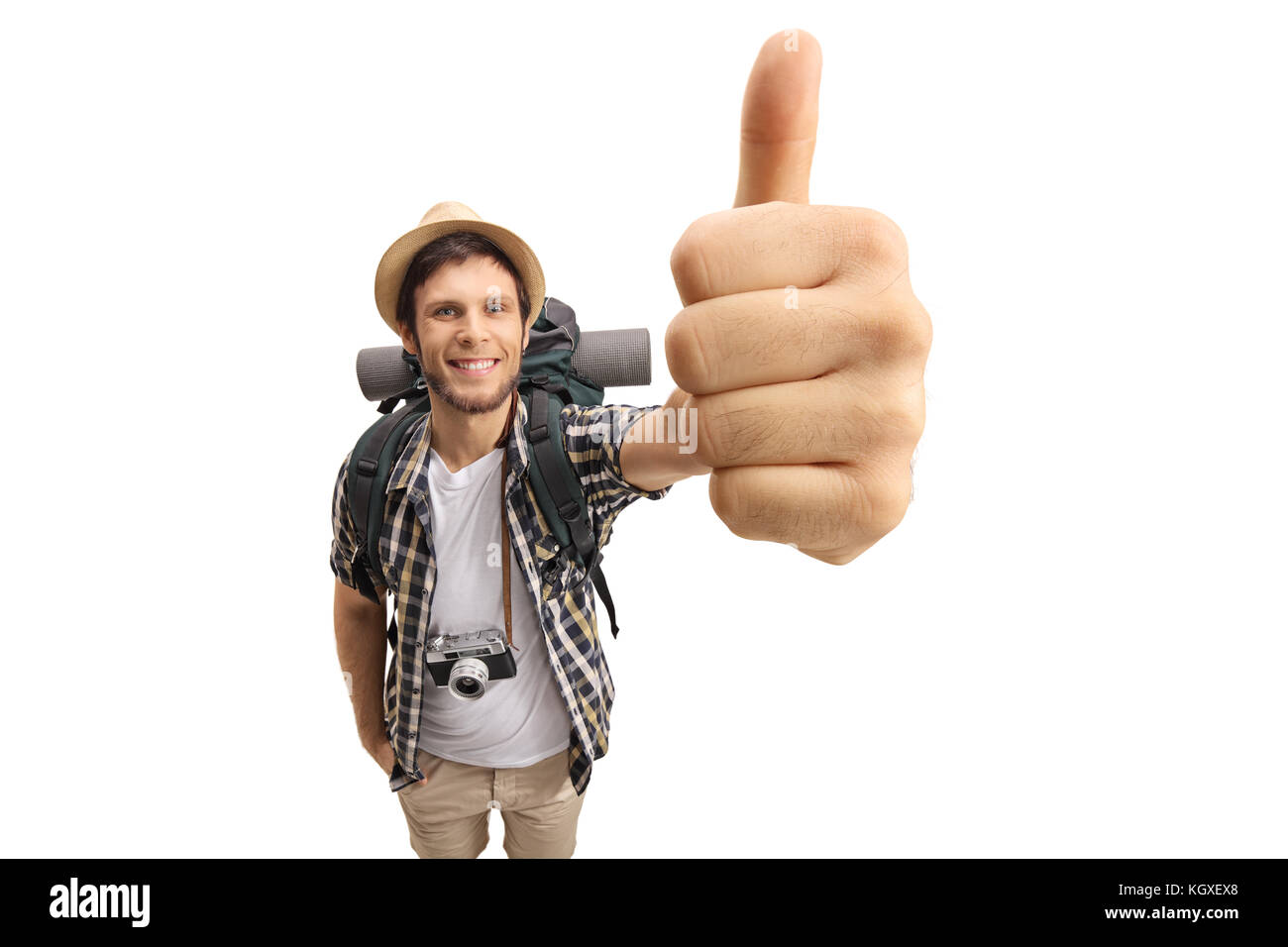 Tourist hand gesture Cut Out Stock Images & Pictures - Alamy