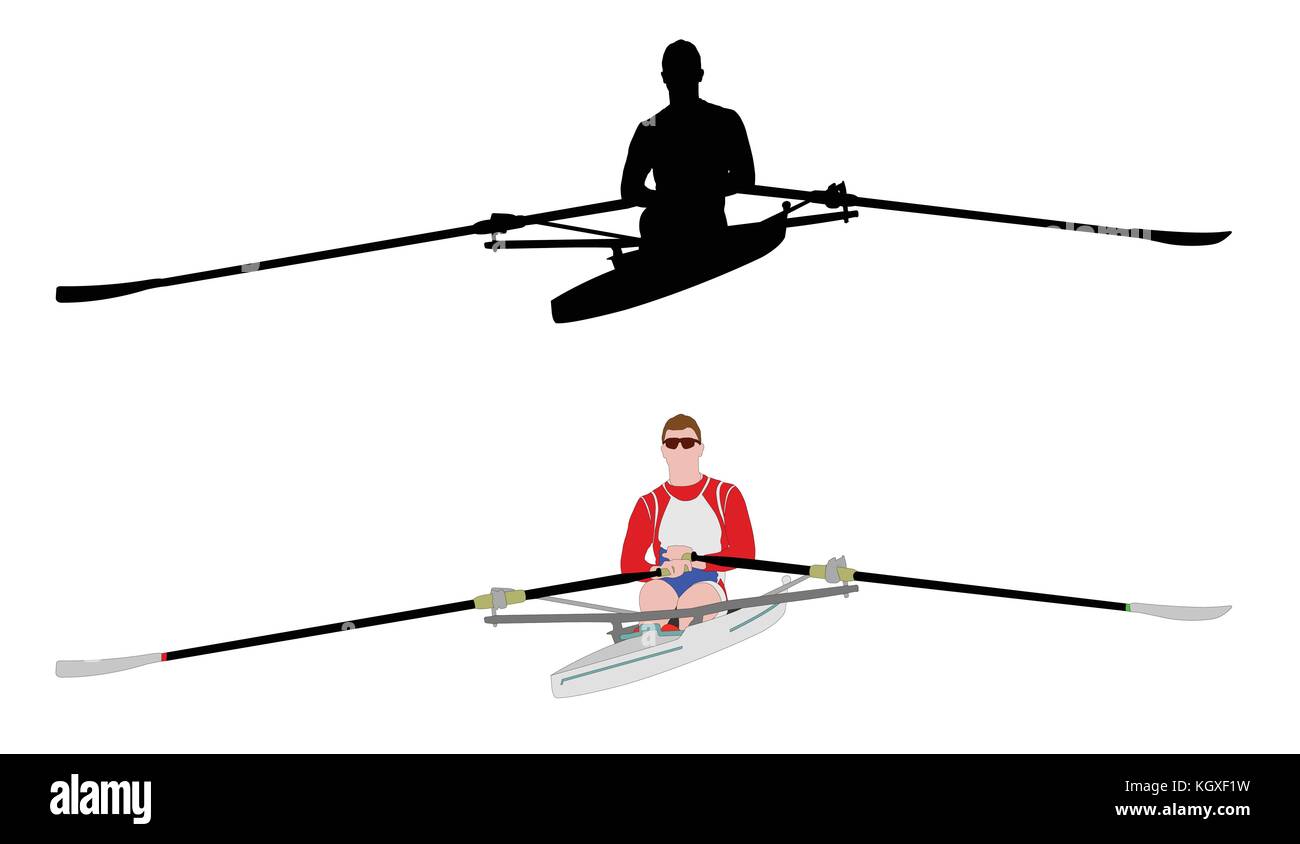 Vector illustration summer games Cut Out Stock Images & Pictures - Alamy