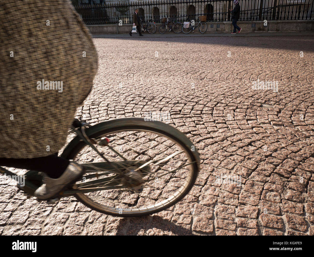 Person riding a bicycle hi-res stock photography and images - Alamy