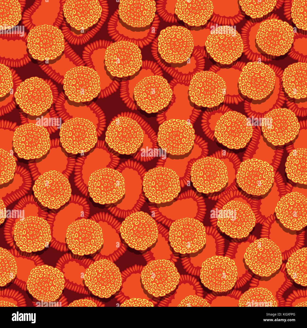 Seamless pattern of small virus, particles and molecules Stock Vector ...