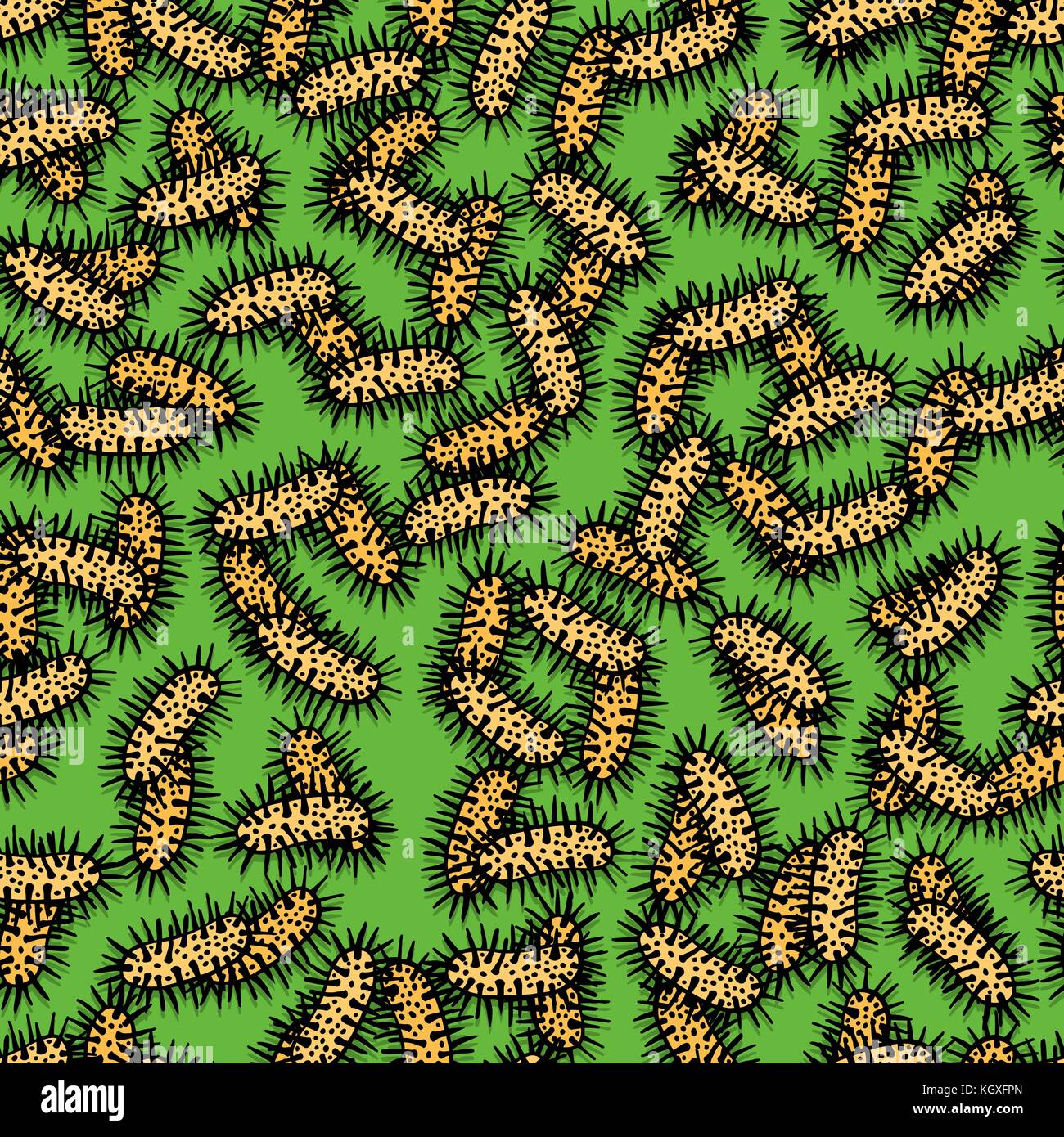 Seamless pattern of small virus, particles and molecules Stock Vector ...