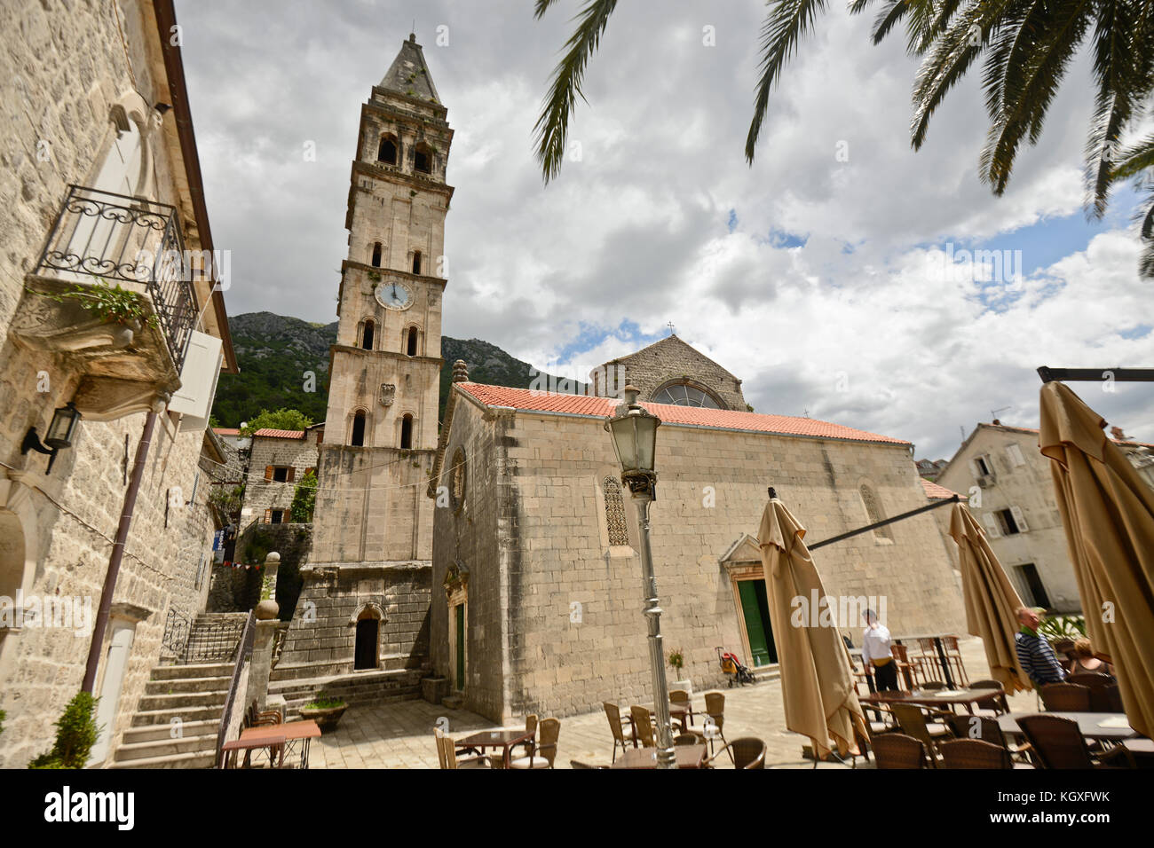 St Nicholas Church, Perast, Montenegro Stock Photo - Alamy