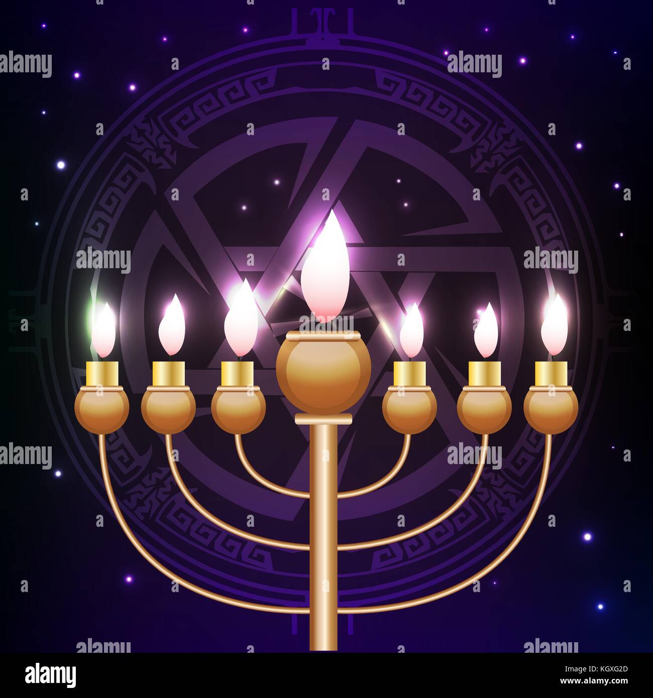 Chanukah Party Stock Vector Images - Alamy