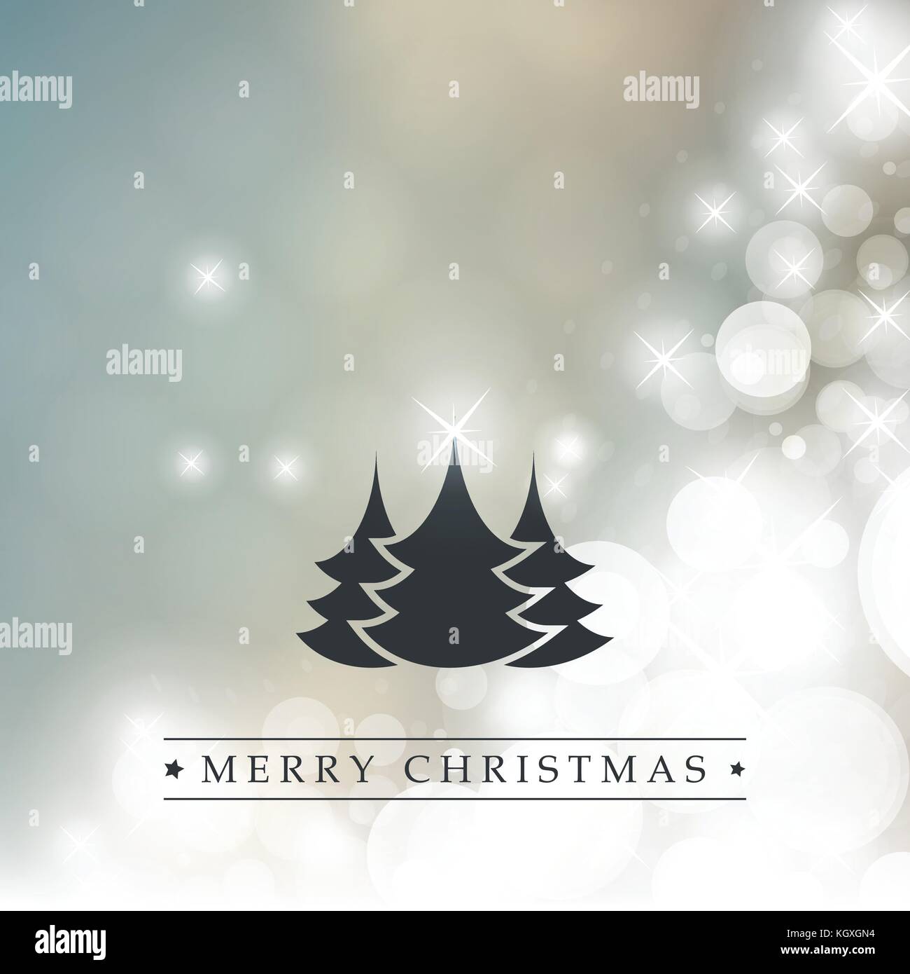 Blurred christmas tree bokeh effect Stock Vector Images - Alamy