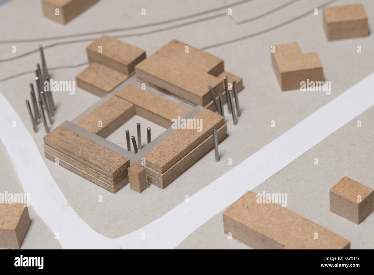 Architecture and Urban Planning Model Stock Photo - Alamy