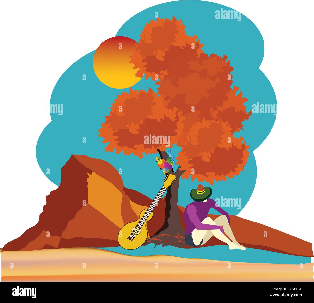 Quiet man Stock Vector Images - Alamy