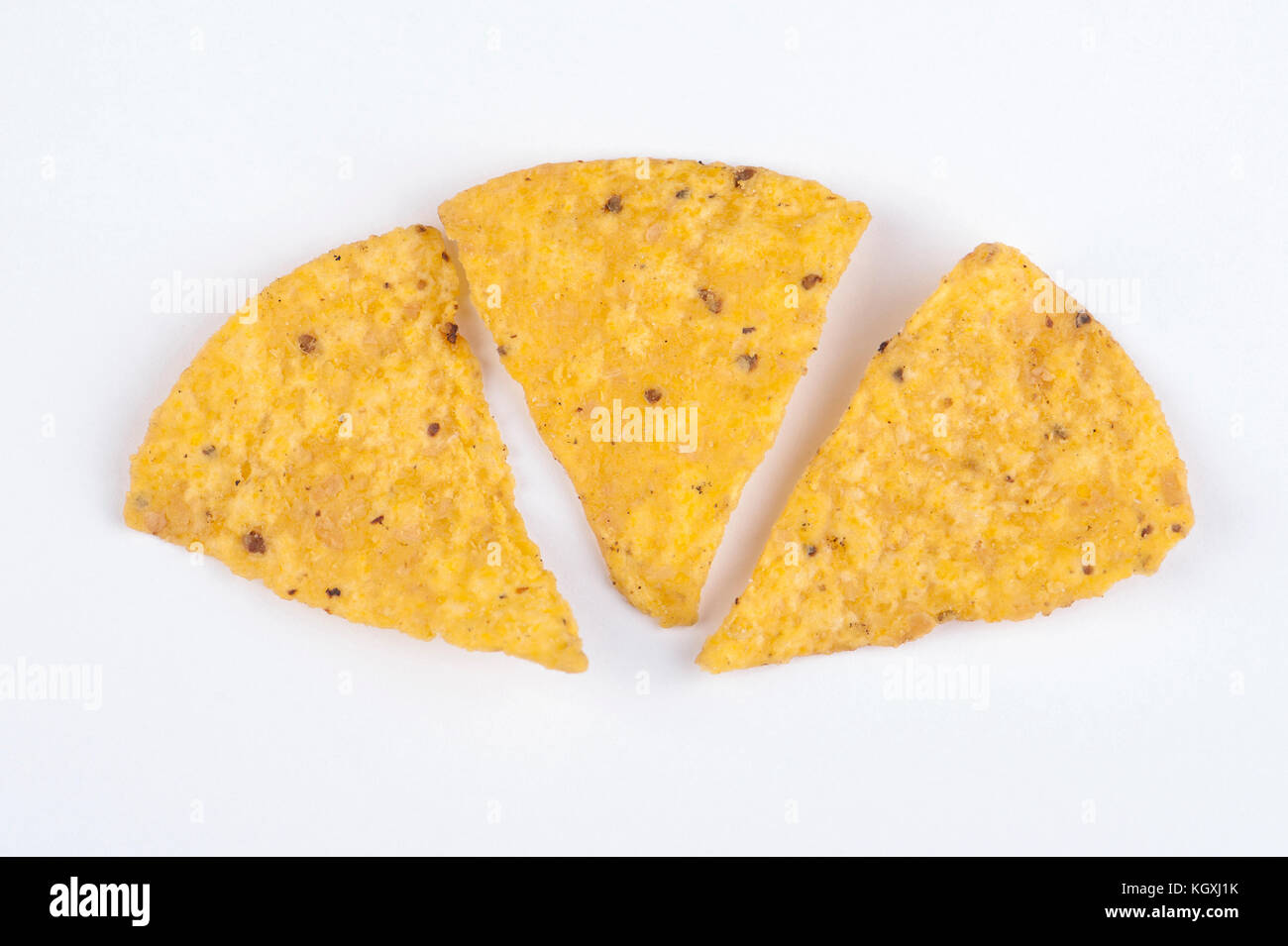 Corn chips isolated on white Stock Photo - Alamy