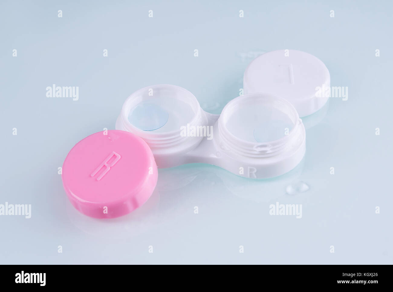 contact lenses drops Stock Photo - Alamy