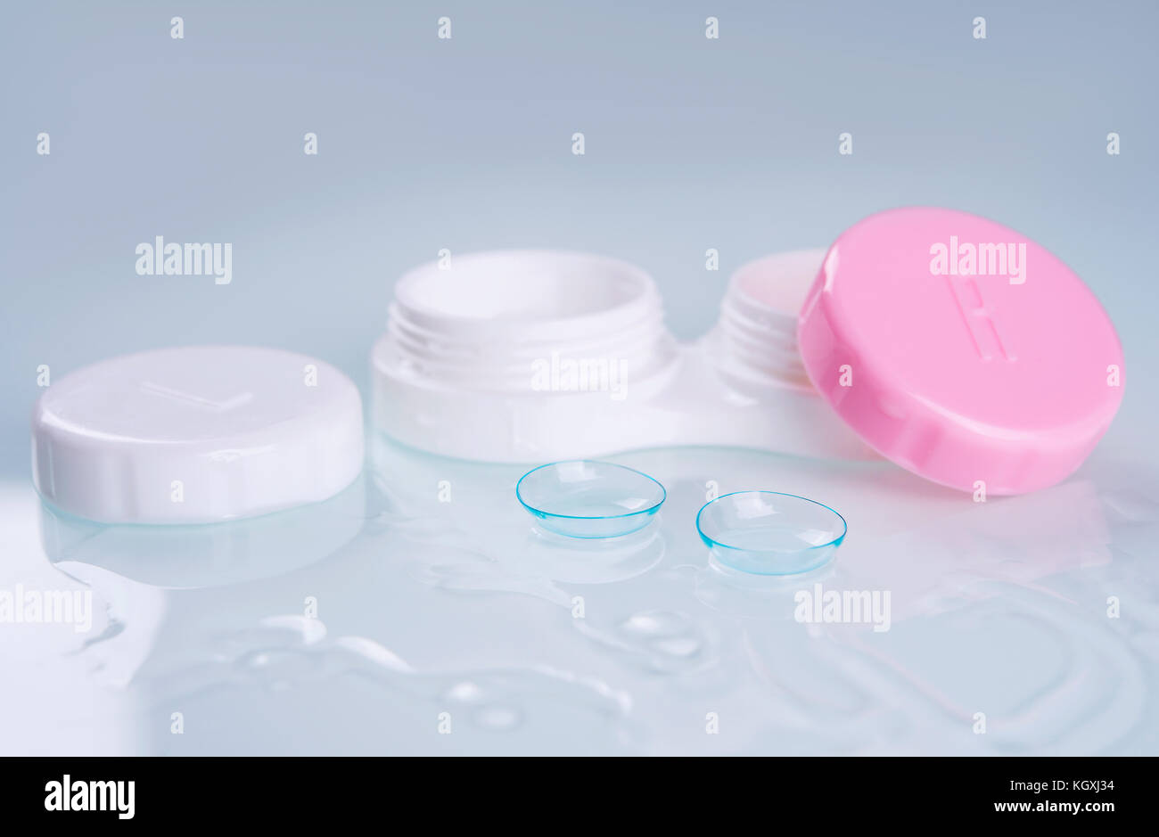 contact lenses drops Stock Photo - Alamy