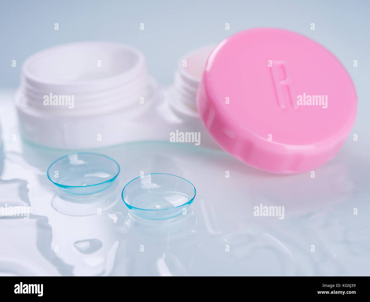 contact lenses drops Stock Photo - Alamy