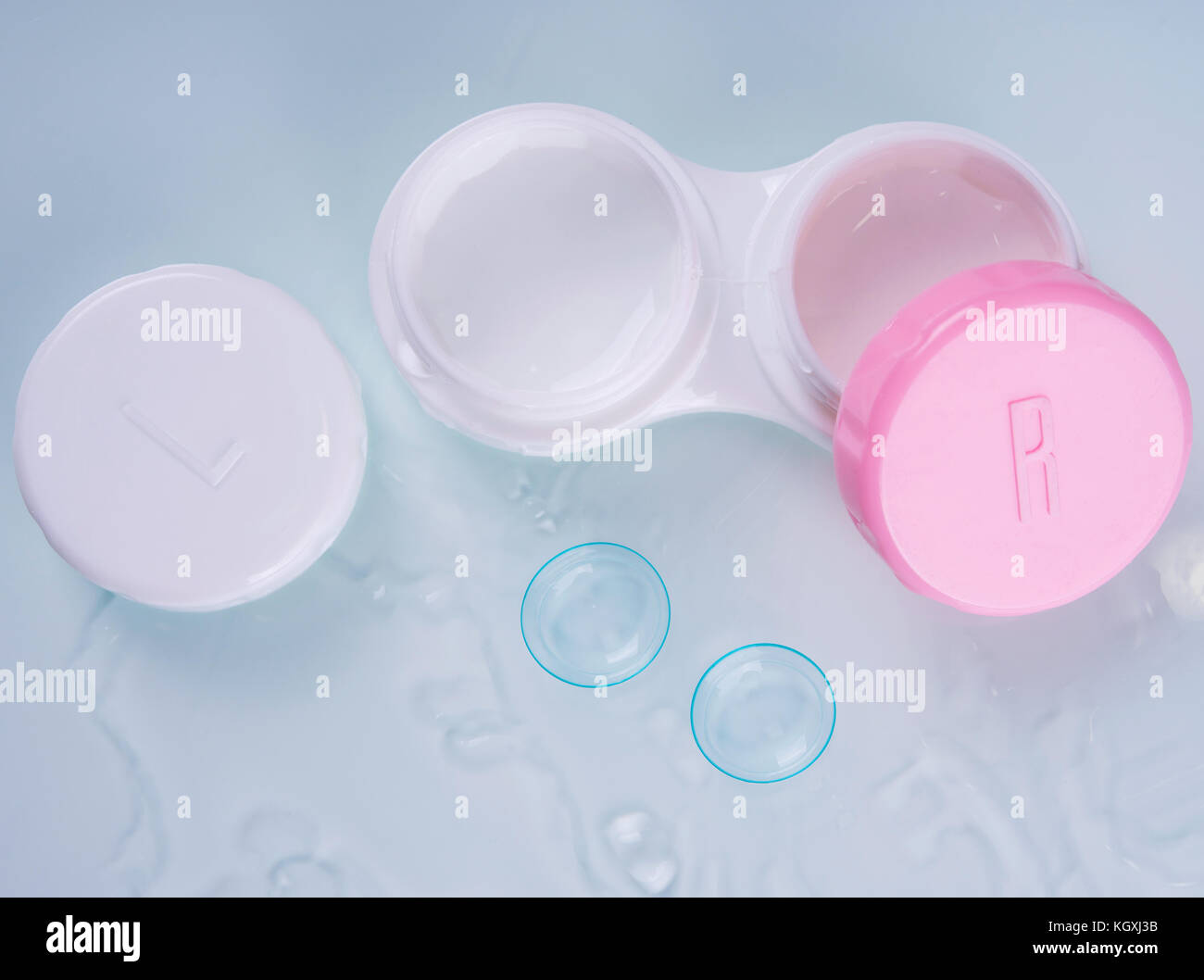 contact lenses drops Stock Photo - Alamy