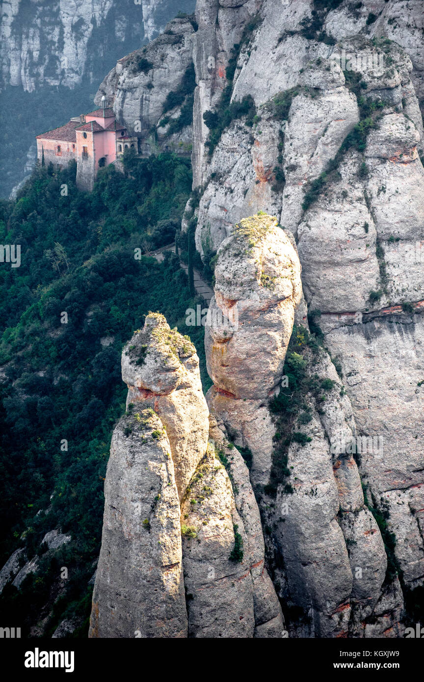 Santa Cova in Montserrat: Religious Shrine of Santa Cova in Montserrat ...