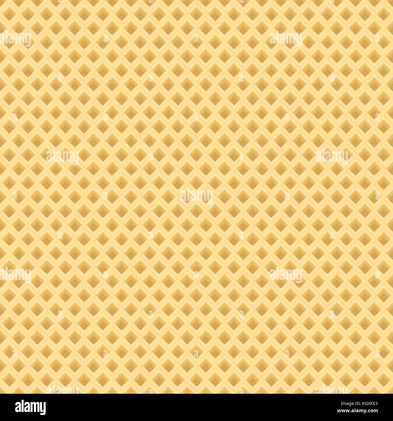 Realistic Waffle Seamless Pattern Waffles Endless Background