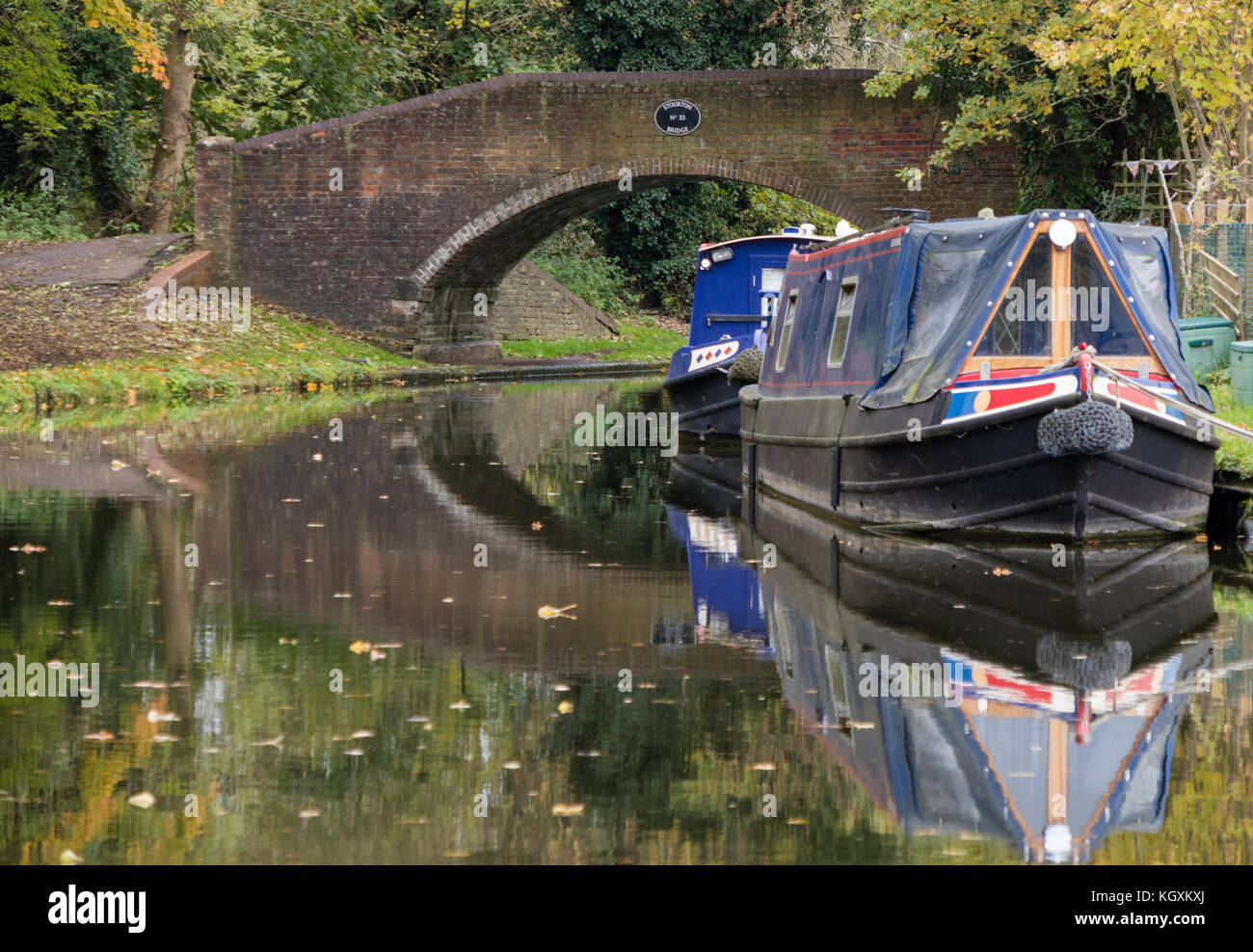 Staffs and Worcester Canal near Stourton Junction, Staffordshire ...