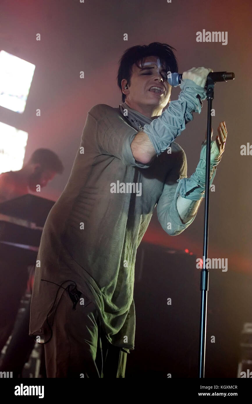 Gary Numan performs live at the O2 ABC in Glasgow Featuring: Gary Numan ...